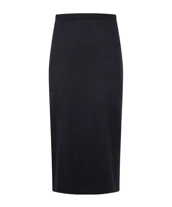 Harris Wharf London Wool Pencil Skirt - Black