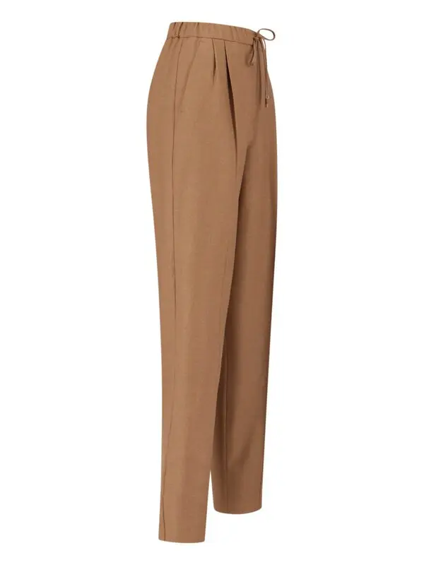 Max Mara Gitti Drawstring Trousers - Brown