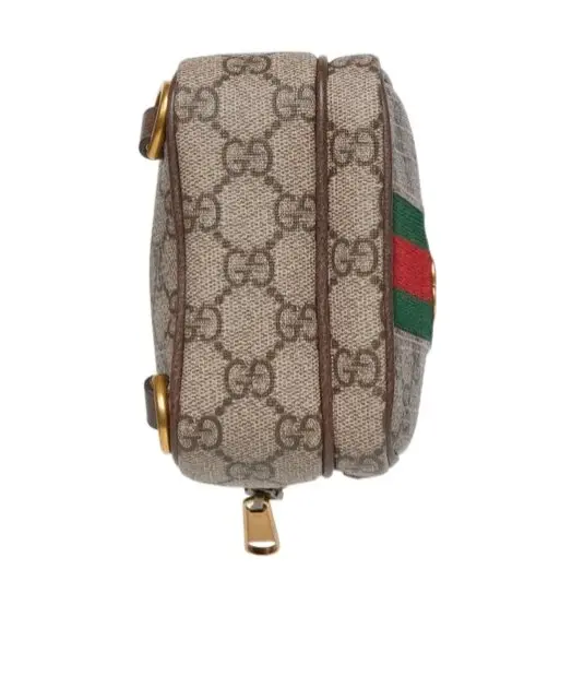 Gucci Ophidia Gg Web Striped Belt Bag