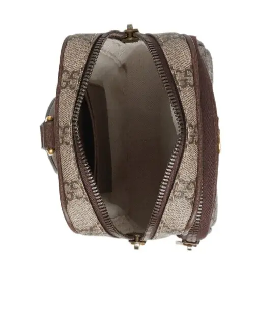 Gucci Ophidia Gg Web Striped Belt Bag