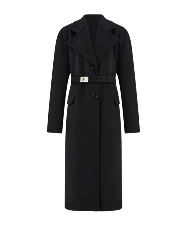FERRAGAMO Single-breasted Belted Coat