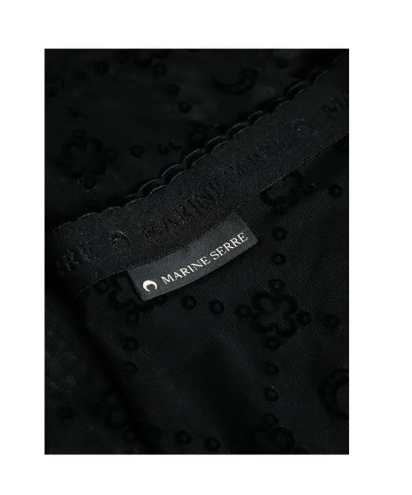 MARINE SERRE All-over Moon Printed Tights