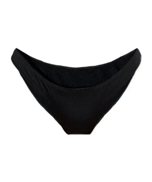 Dsquared2 Logo High Waisted Bikini Bottoms - Black