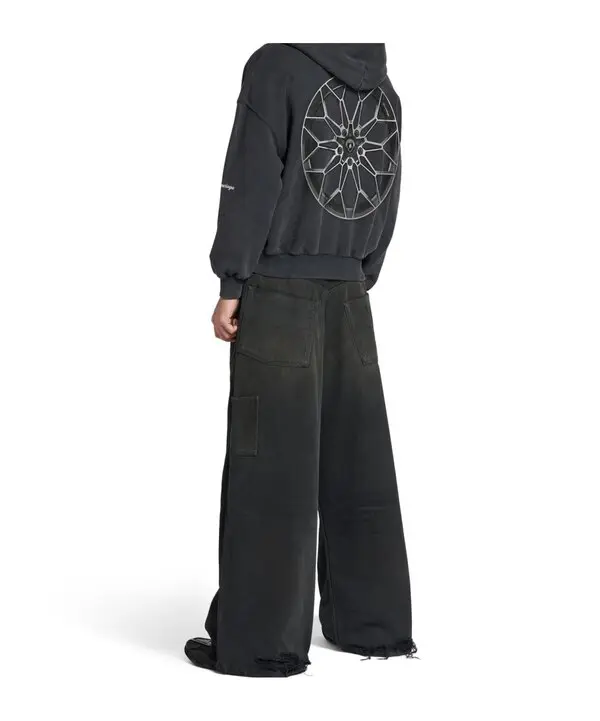 Balenciaga Ripped Baggy Jeans