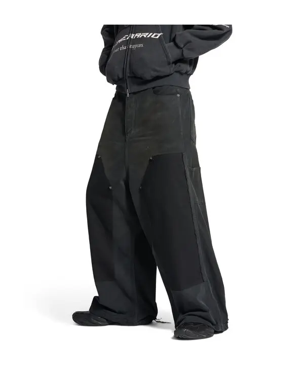 Balenciaga Ripped Baggy Jeans