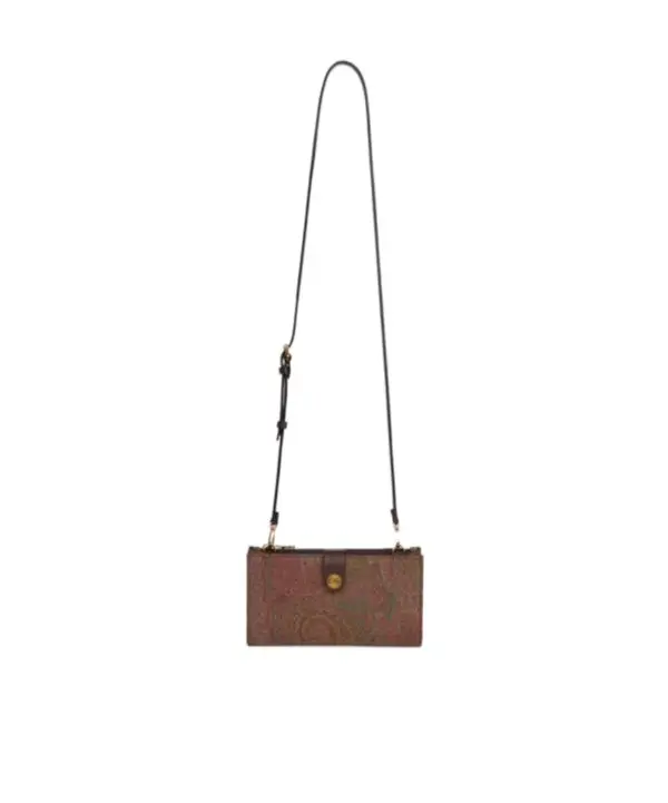 Etro Essential Arnica Wallet With Shoulder Strap - Multicolor