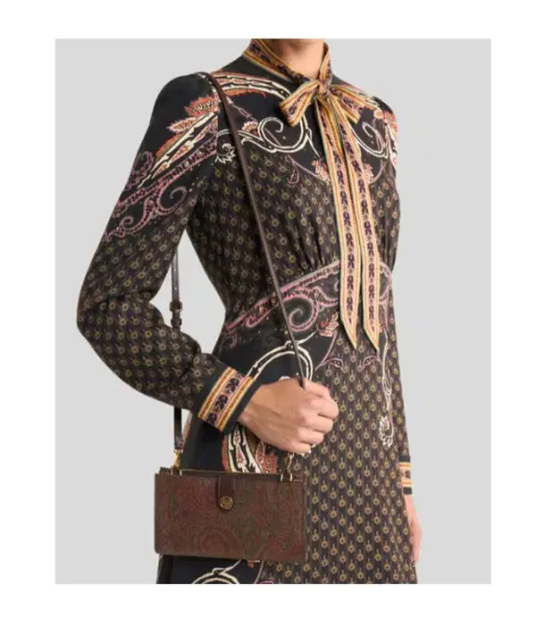 Etro Essential Arnica Wallet With Shoulder Strap