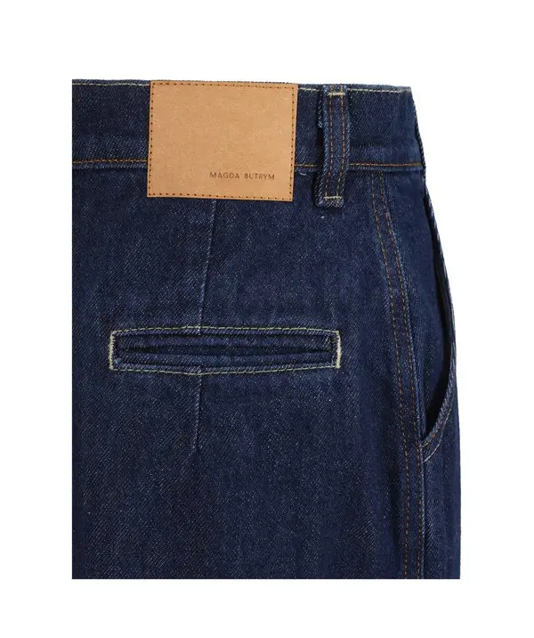 Magda Butrym Belt-loop Denim Skirt