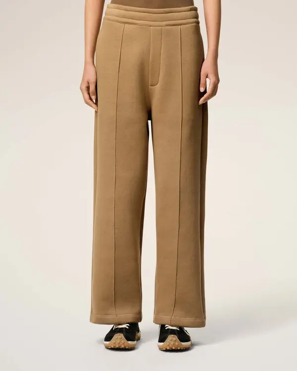AMI Paris De Coeur Topstitched Trousers