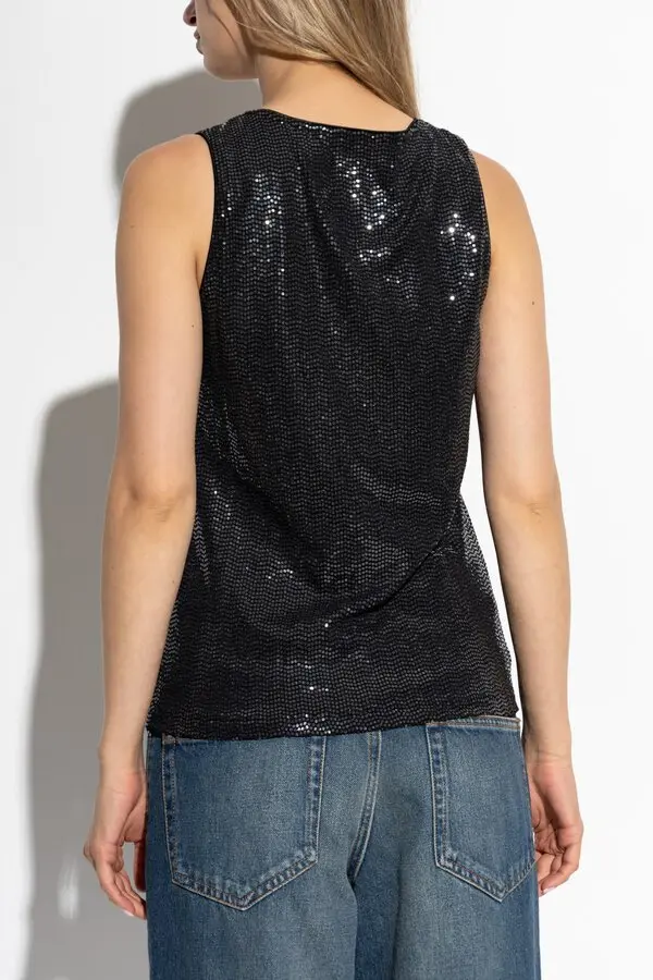 Mcm Sequined Tank Top