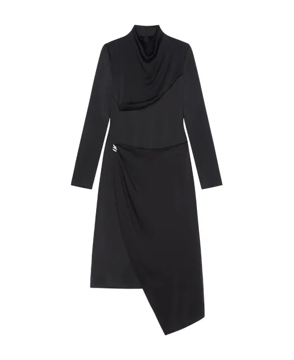 Givenchy Satin Dress With Crystal Embellishments