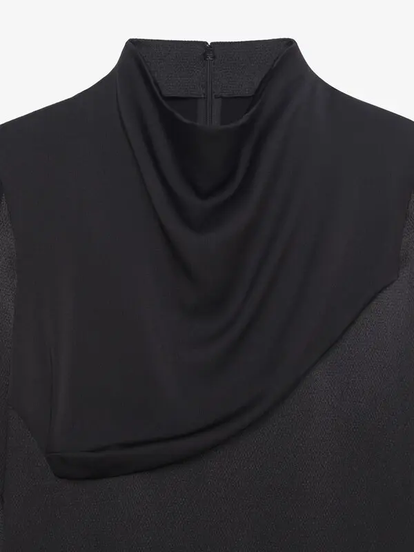 Givenchy Satin Dress With Crystal Embellishments