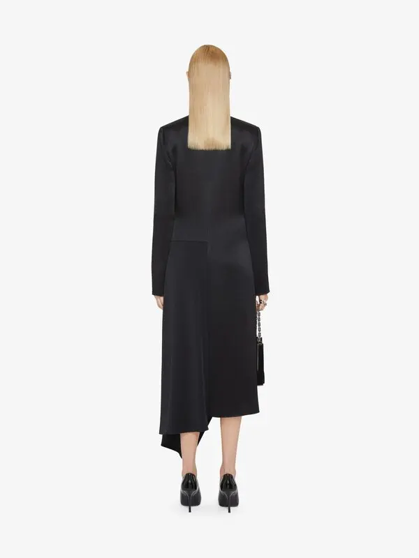 Givenchy Satin Dress With Crystal Embellishments