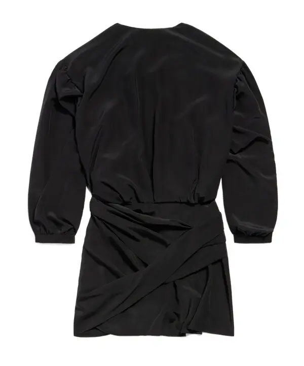 Balenciaga Tie Detailed Draped Dress