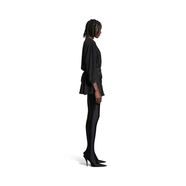 Balenciaga Tie Detailed Draped Dress