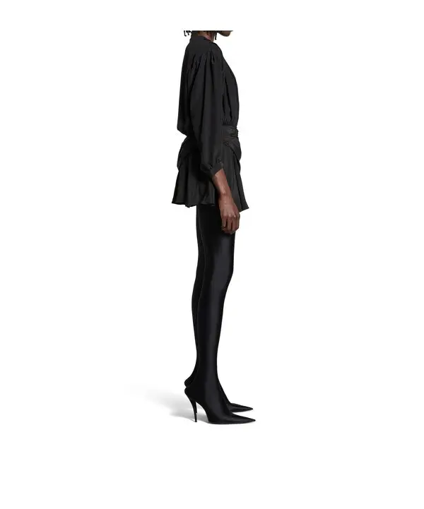 Balenciaga Tie Detailed Draped Dress