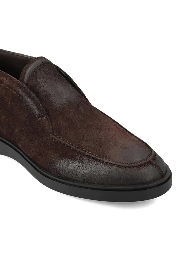 Tagliatore Round Toe Slip-on Loafers