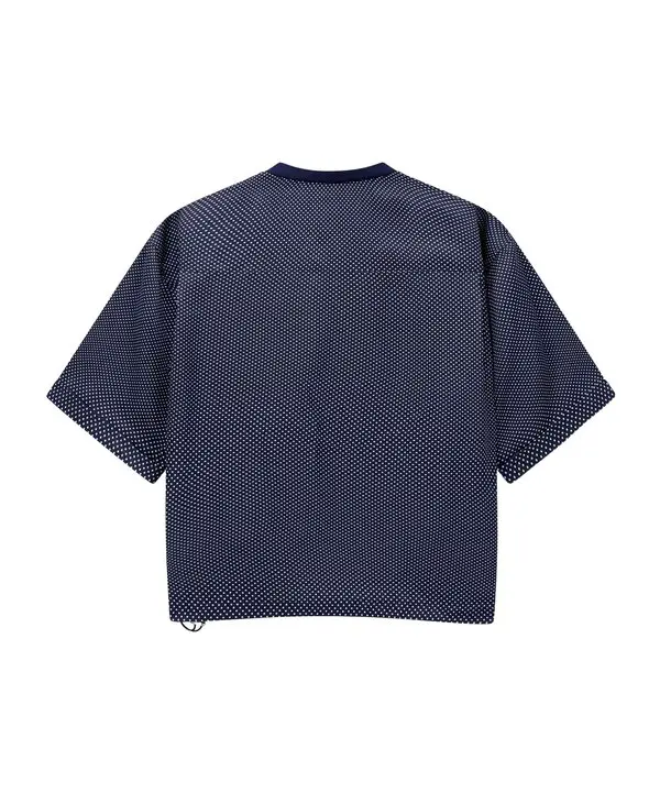 Giorgio Armani Micro Dot Short Sleeve Sweater
