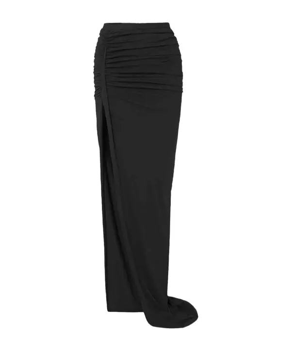 Rick Owens Edfu Long Skirt - Black