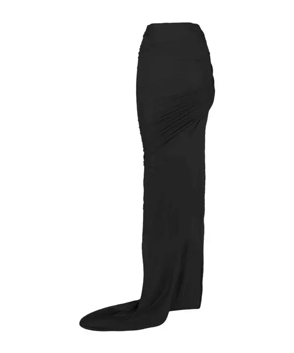 Rick Owens Edfu Long Skirt - Black