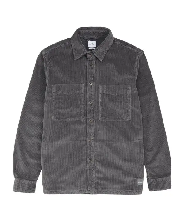 Paul Smith Buttoned Corduroy Shirt - Black