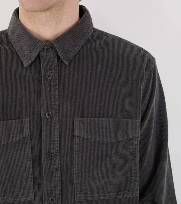 Paul Smith Buttoned Corduroy Shirt - Black