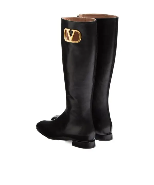 Valentino Garavani Vlogo Signature Kidskin Boots