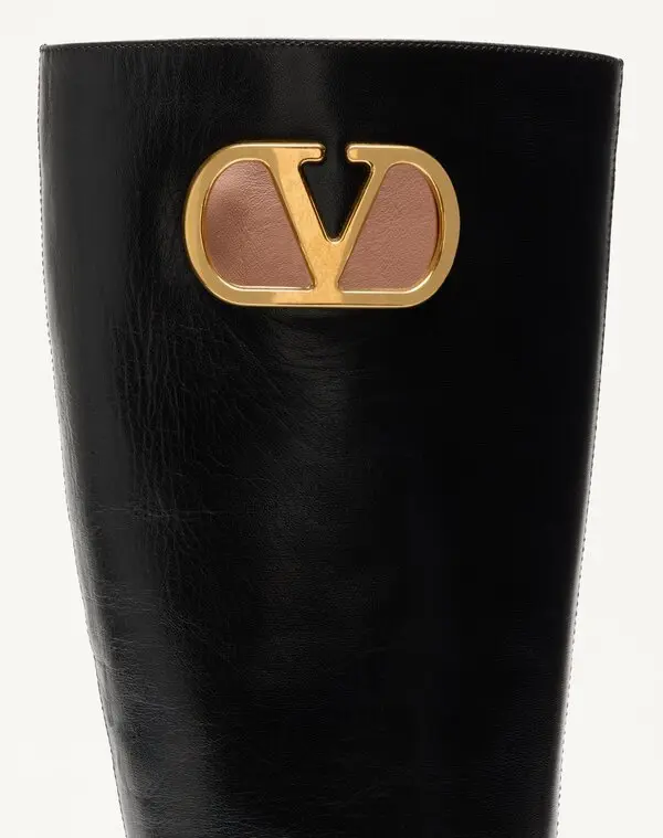 Valentino Garavani Vlogo Signature Kidskin Boots
