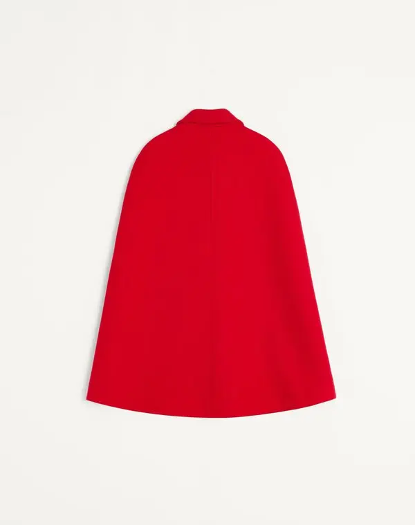 Valentino Garavani Drill Double Cape - Red