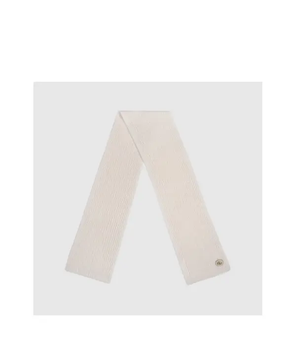 Gucci Logo Patch Knit Scarf