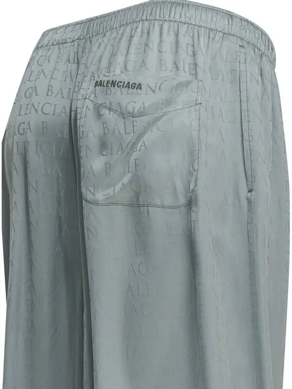 Balenciaga Monogram Relaxed Fit Trousers
