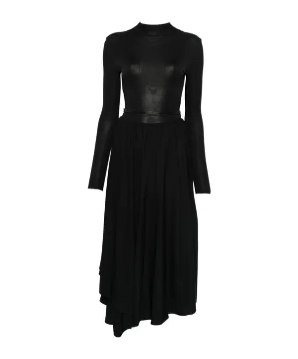 Alaïa Long-sleeved Midi Dress - No