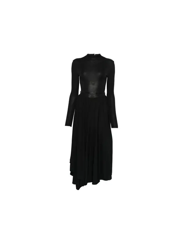 Alaïa Long-sleeved Midi Dress - No