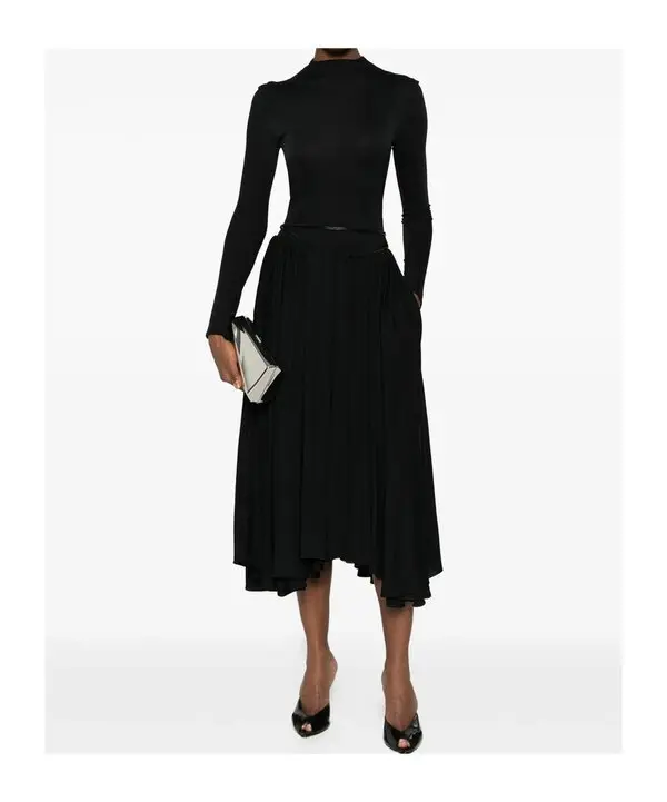 Alaïa Long-sleeved Midi Dress - No