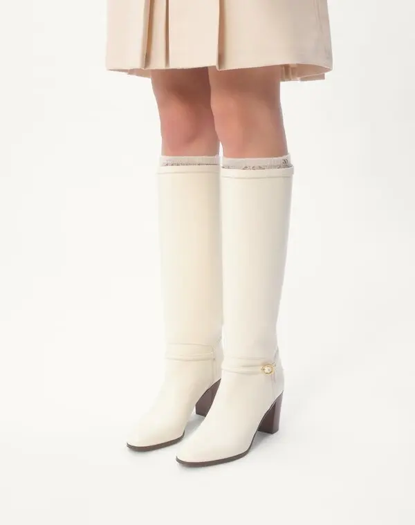 Valentino Garavani Vlogo Signature Knee High Boots