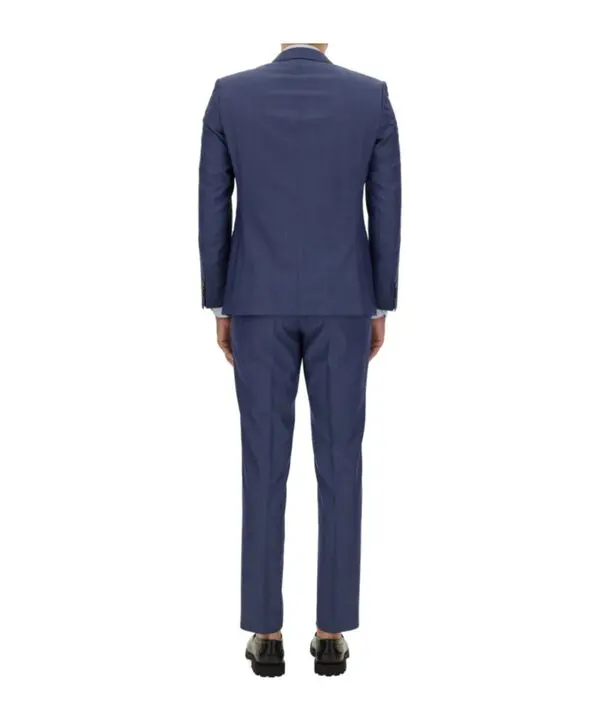 Hugo Boss Herringbone Slim-fit Suit - Blue