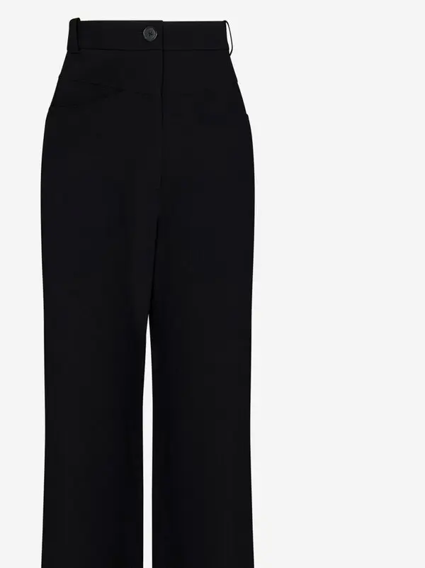 Khaite High Waist Tailored Trousers