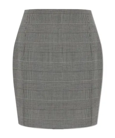 Balmain Houndstooth Mini Skirt