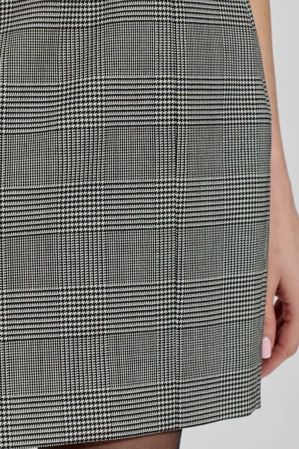 Balmain Houndstooth Mini Skirt