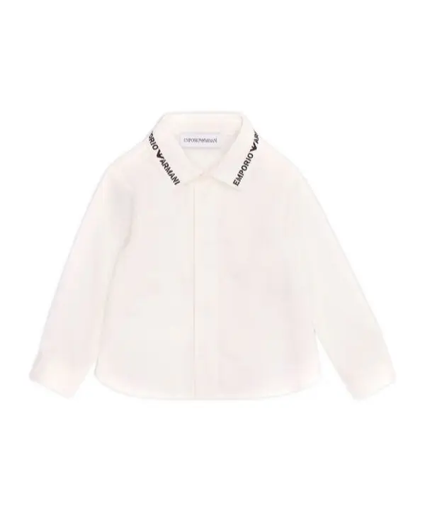 Emporio Armani Logo Embroidered Shirt
