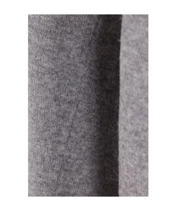 Comme Des Garçons X Lacoste Asymmetrical Round Neck Sweater - Grey