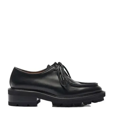 SCAROSSO Carolina Lace-up Shoes - Black