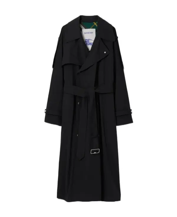 Burberry Kennington Trench Coat With Removable Faux Fur Collar