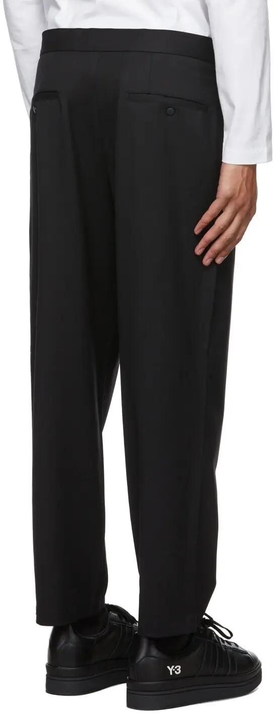 Y3 Cropped Straight-leg Trousers