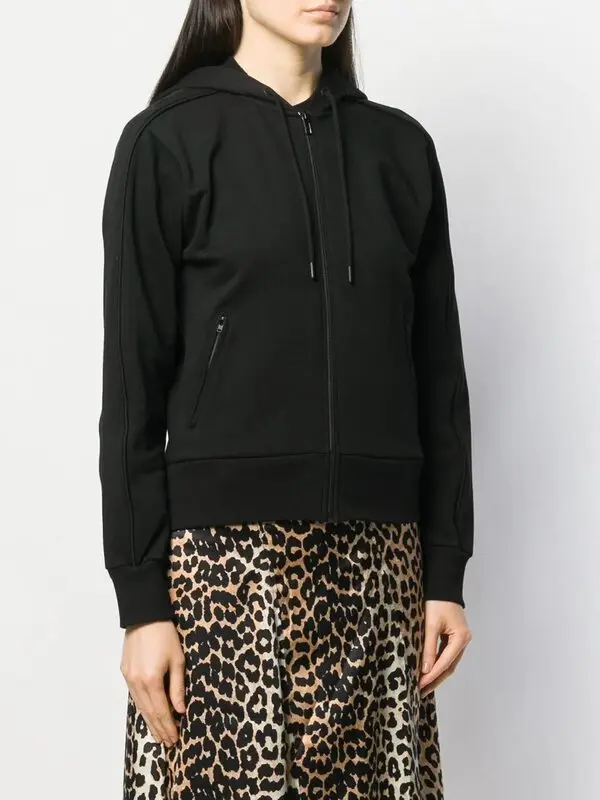 Kenzo Logo Print Zipped Hoodie