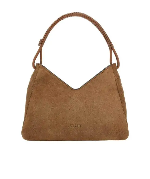 Staud Logo Detailed Zipped Tote Bag
