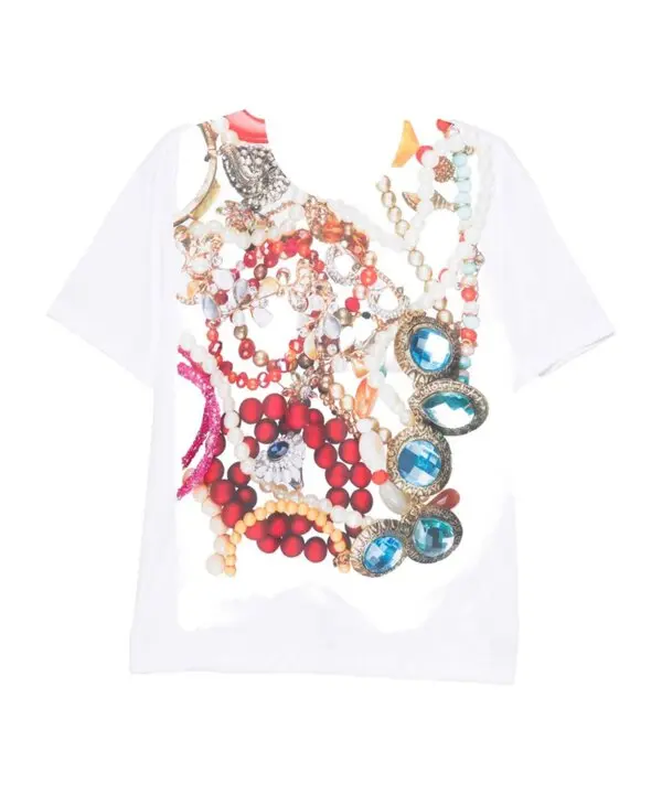 Comme Des Garçons Round Neck Short Sleeve T-shirt
