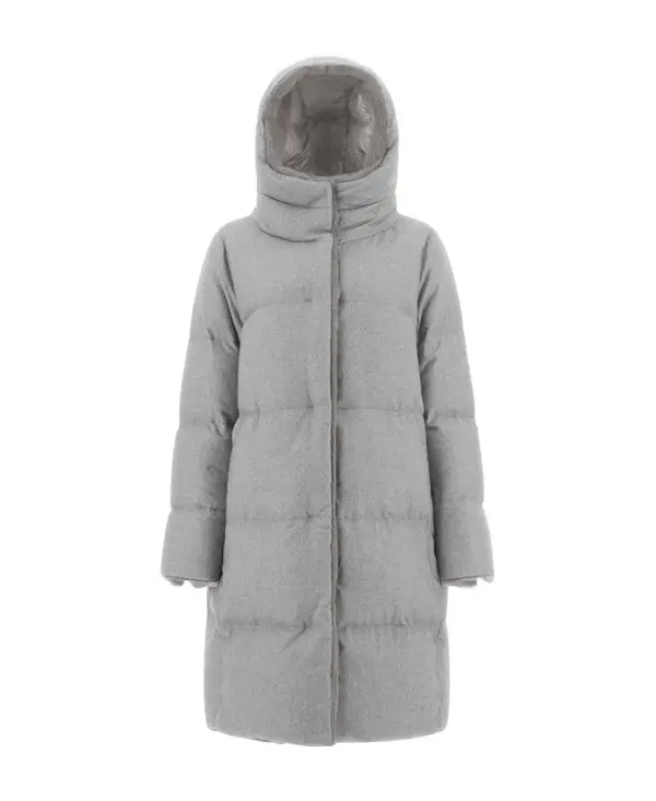 Herno Faux Fur-lined Quilted Down Coat