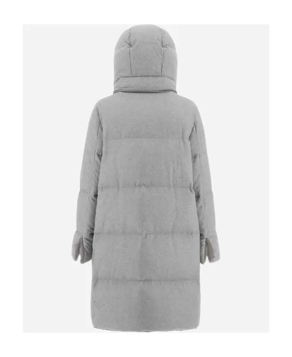 Herno Faux Fur-lined Quilted Down Coat