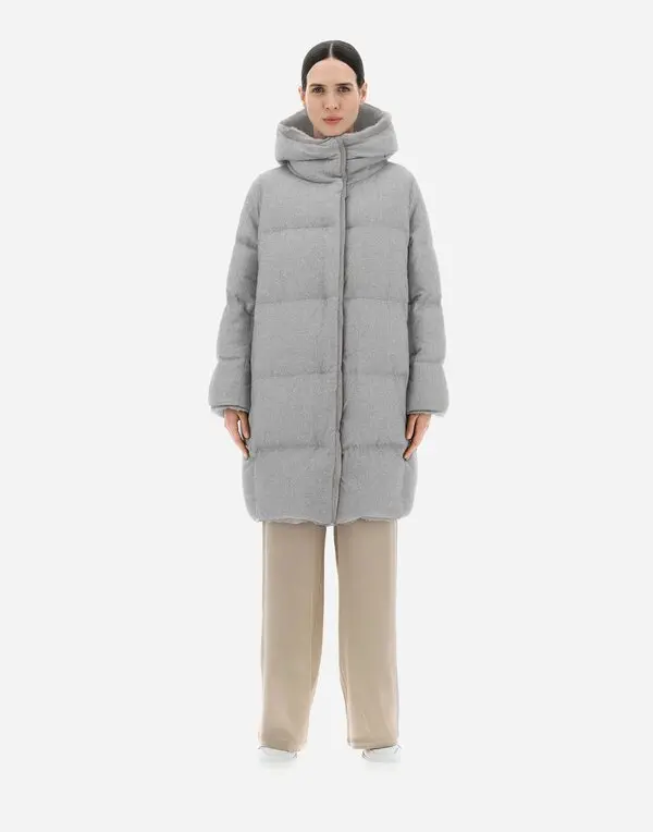 Herno Faux Fur-lined Quilted Down Coat